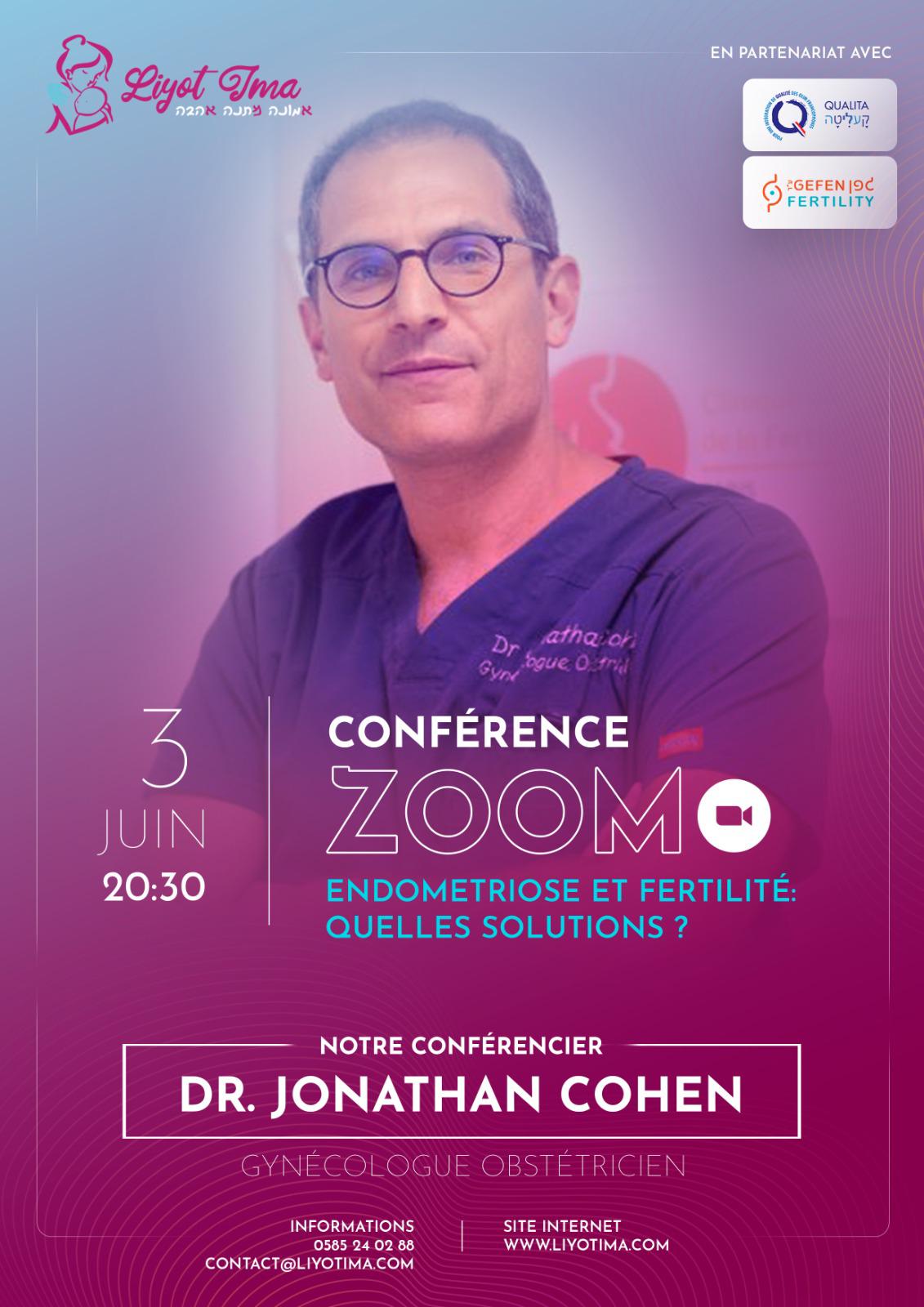 Docteur Jonathan Cohen : endométriose et fertilité, quelles solutions ? - Liyot Ima